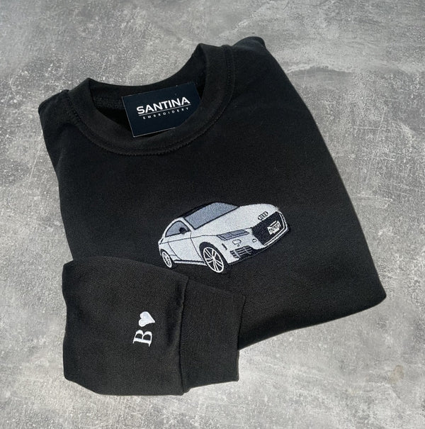Custom Embroidered Car and Motorbike Sweatshirts – Santina Embroidery